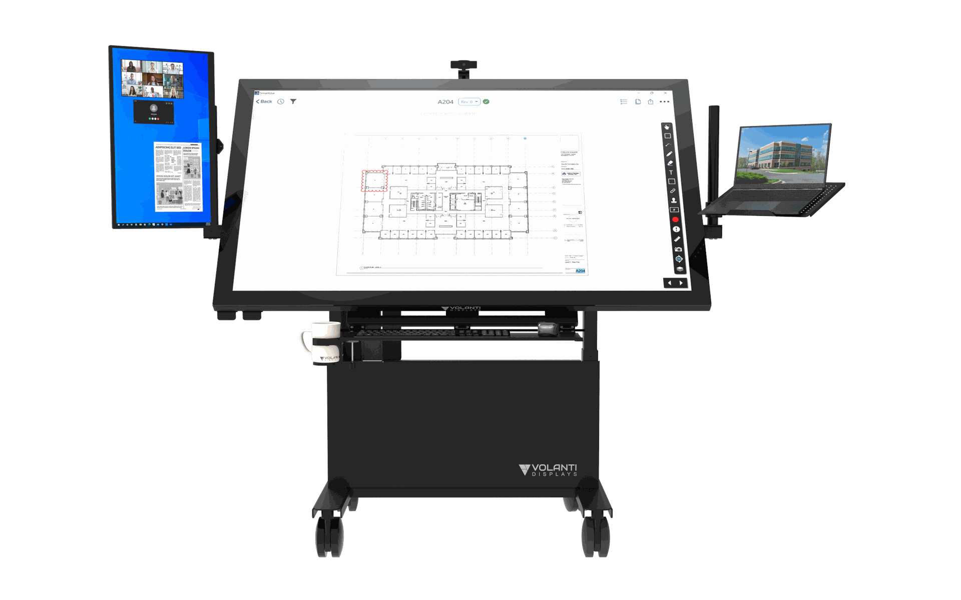 Volanti Displays Digital Construction Plan Tables