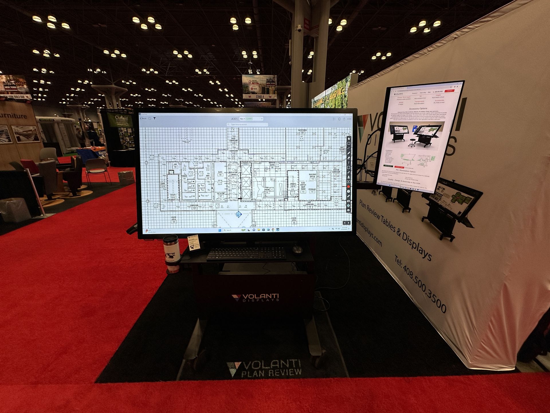 Plan Review Tables | Digital Touchscreen Solutions for Construction