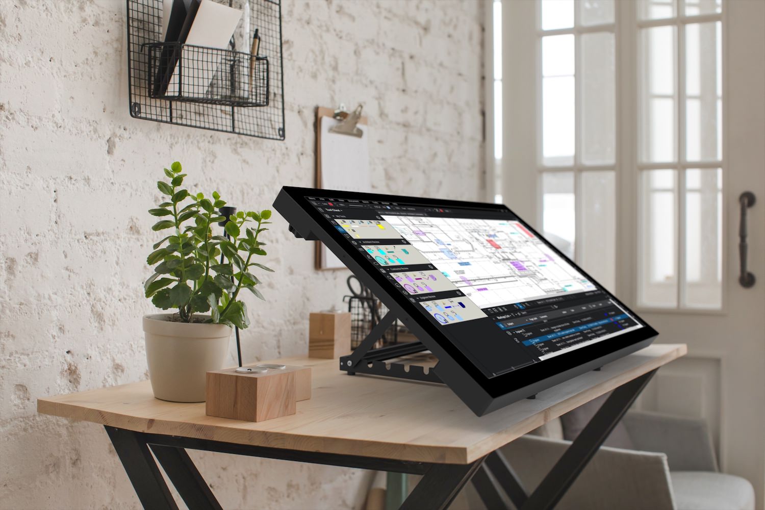 Volanti's Digital Touchscreen Plan Review Tables & displays